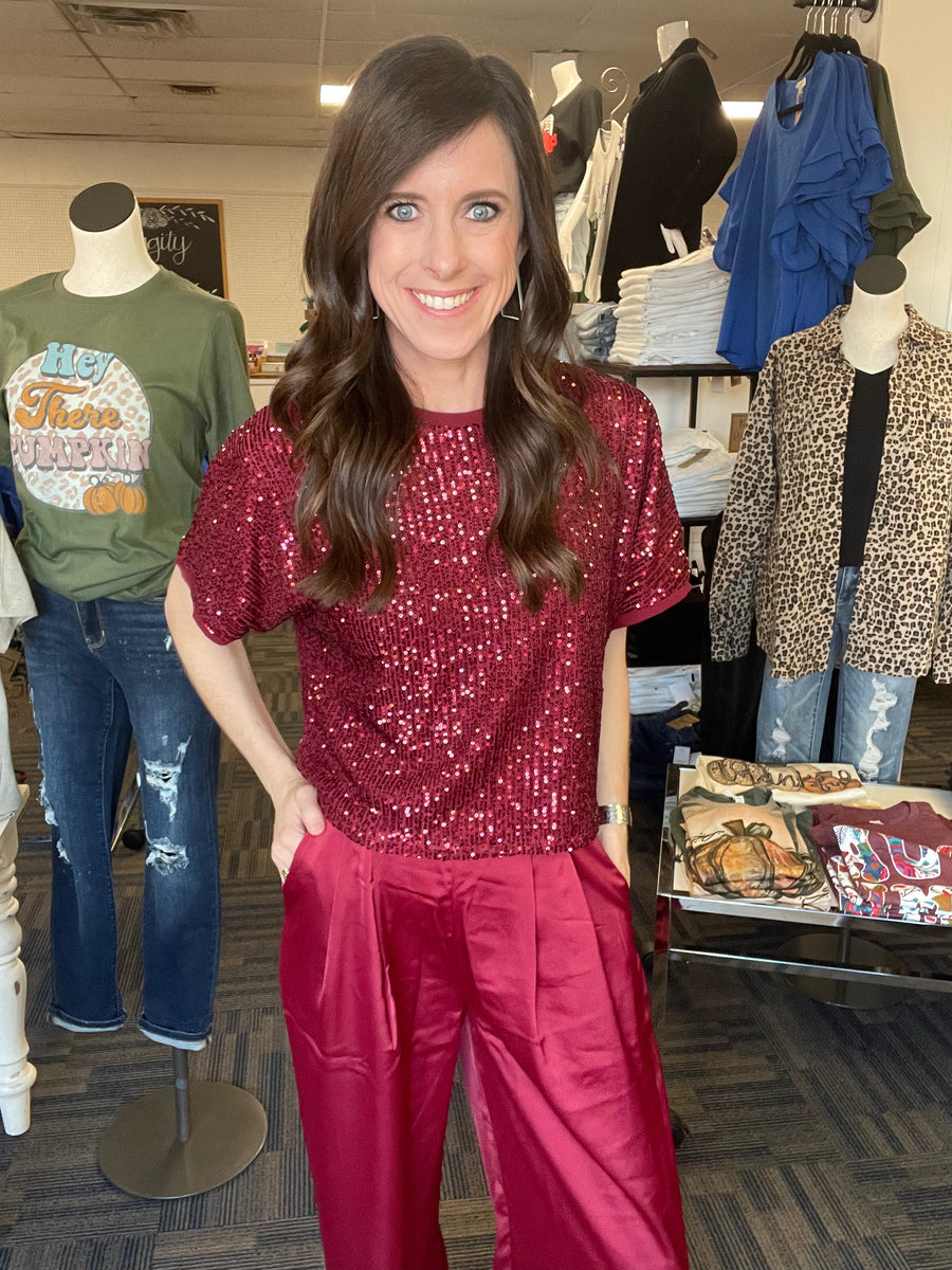 Sparkle & Shine Top-Multiple Colors Available – Jiggity Jig
