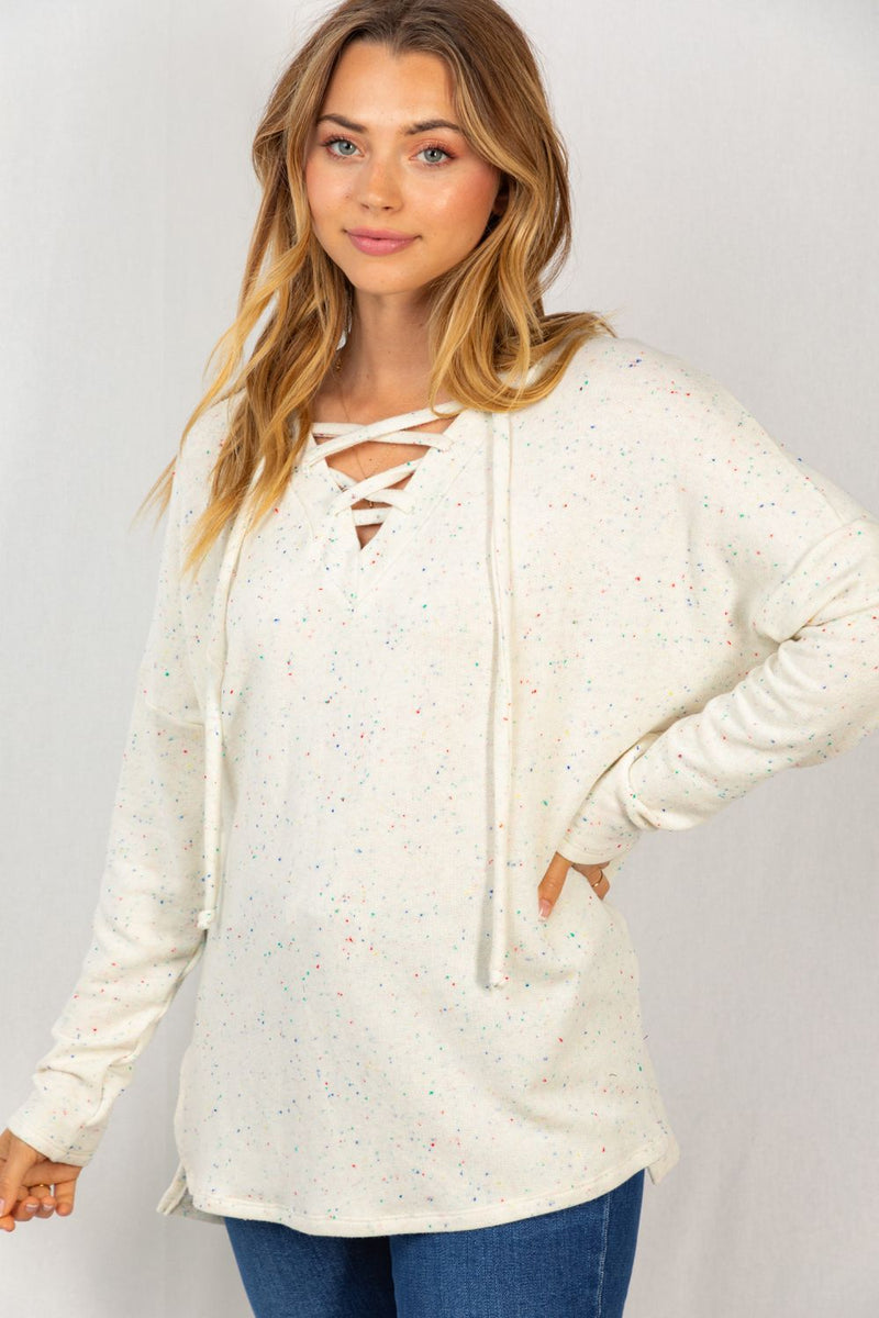Sprinkles Of Confetti Long Sleeve Top-2 Colors Available – Jiggity Jig